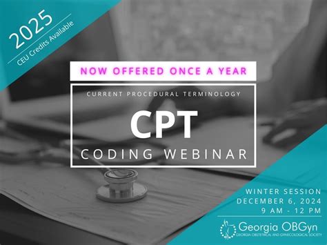 2024 Cpt Coding Winter Session Georgia Obgyn Society