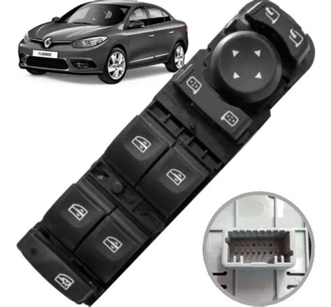Interruptor Qu Druplo Vidro El Trico Renault Fluence Frete Gr Tis