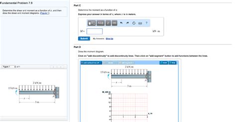 Solved Fundamental Problem 7 8 Part A Determine The Shear Chegg