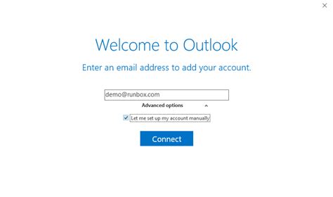 Imap For Microsoft Outlook 2016 Runbox Help