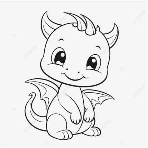 아기 용의 연필 그림