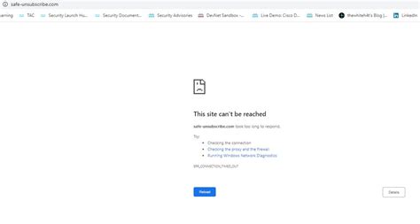 Solved Ironport C Gateway Time Out For Safe Unsubscribe Links Cisco Community