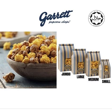 Garrett Popcorn Cinema Snacks Popcorn Assorted Flavoured Snacks Sweet
