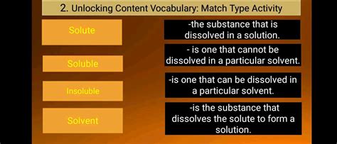2 Unlocking Content Vocabulary Match Type StudyX