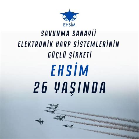 Ehsİm Elektronik Harp Sistemleri Müh Tic AŞ Linkedin‘de Ehsi̇m Milliteknolojihamlesi