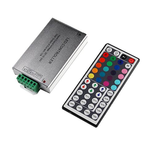 Led Controller 24 44 Keys LED IR RGB Controler IR Remote Dimmer DC12V