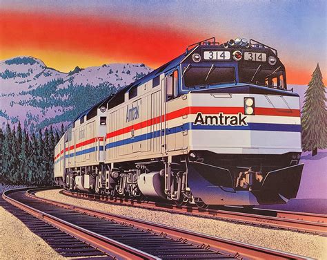 Amtrak F40ph 314 — Paul H Adams