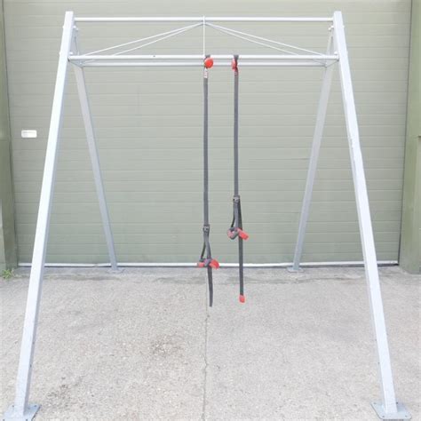 Used Trx Suspension Strap Rig Frame And Straps Functional Fitness