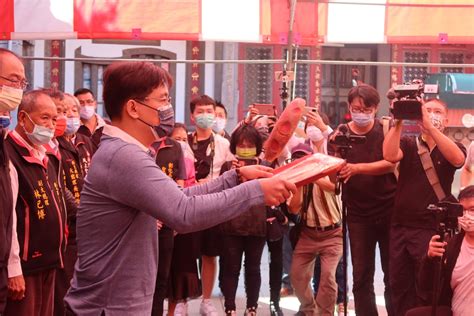 觀傳媒 中彰投新聞 影／南瑤宮壬寅年笨港進香擇日 連擲七「聖杯」