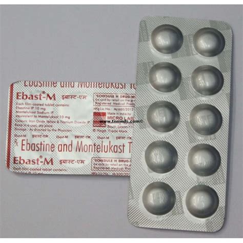 Ebast M View Uses Side Effects Price And Substitutes