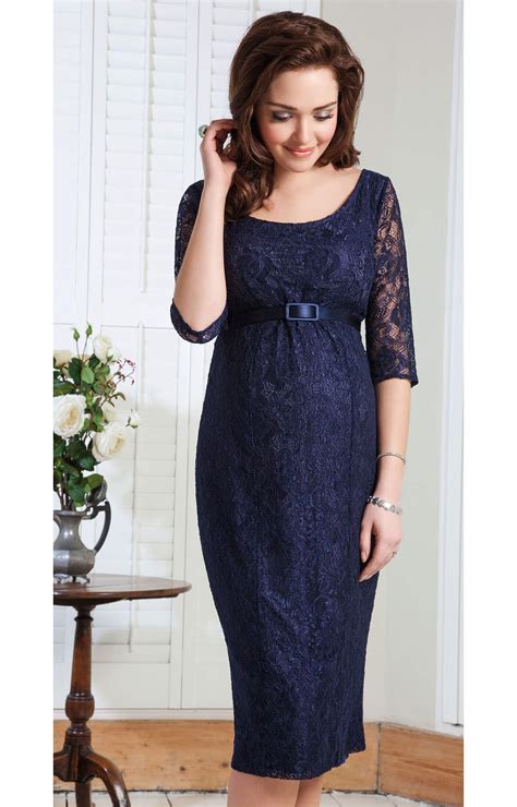 Amber Maternity Dress Midnight Blue Maternity Wedding Dresses