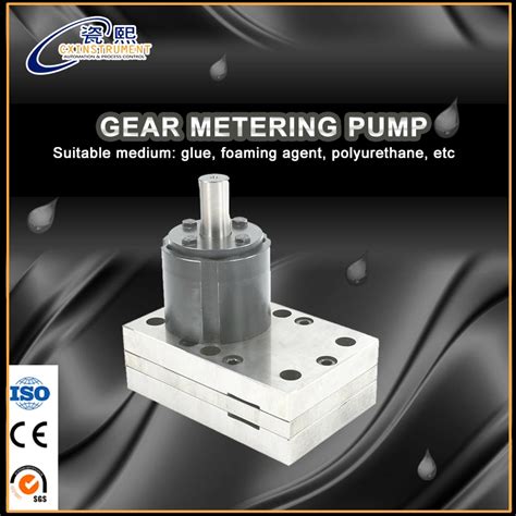 China Papermaking Additive High Viscosity Small Flow Gear Metering Pump