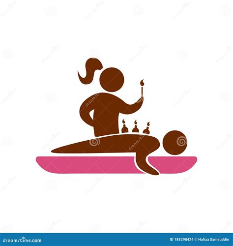 Cupping Therapy Logo Design Fire Cupping Vector Design Cartoondealer