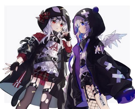 Virtual Youtuber Fingerless Gloves Sakamata Chloe Torn Clothes