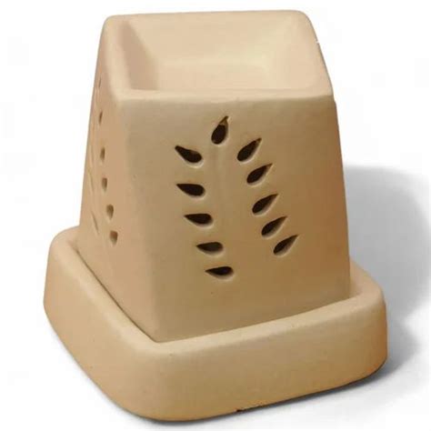 Led Claymistry Ceramic Electric White Leaves Aroma Lamp Diffuser At