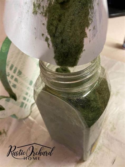 How To Add Grass Flocking To Décor Rustic Orchard Home