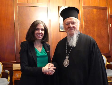 Ecumenical Patriarch Offered Recovery Prayers To Us Consul General