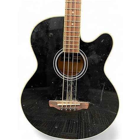 Used Ibanez Aeb5e Black Acoustic Bass Guitar Black Guitar Center