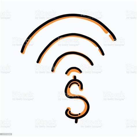 머니 무선 컬러 벡터 아이콘 그리기 스케치 일러스트레이션 손 그린 선 Eps10 그리기에 대한 스톡 벡터 아트 및 기타 이미지 그리기 금융 낙서 드로잉 Istock