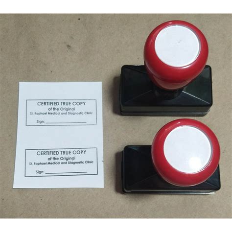 Certified True Copy Stamp Shopee Philippines