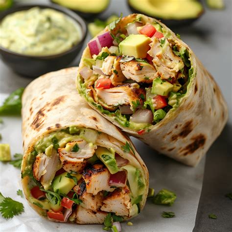 Chicken Avocado Ranch Burritos Recipe Guide Kitchen And Love