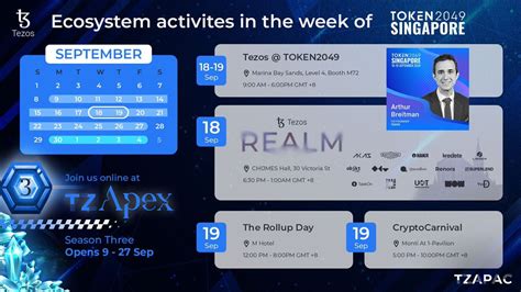 The Tezos Ecosystem Shines At Token2049