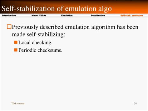 Ppt Self Stabilization And Virtual Node Layer Emulations Powerpoint
