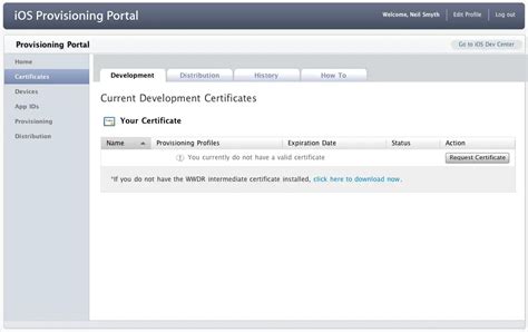 Testing IOS 6 Apps On The IPhone Developer Certificates And