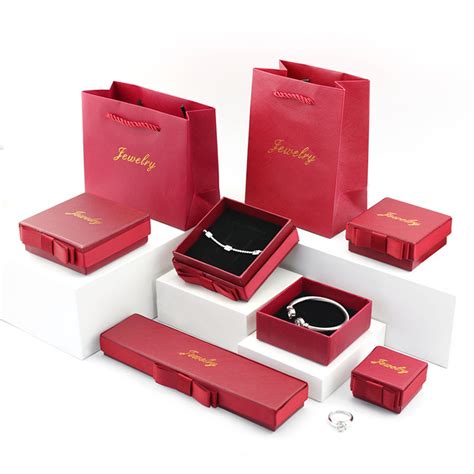 Well Crafted Jewelry Packaging Box And Paper Bag