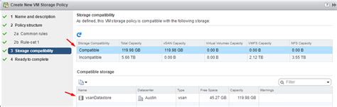 VSAN Specialist Create Manage Storage Policies VCallaway