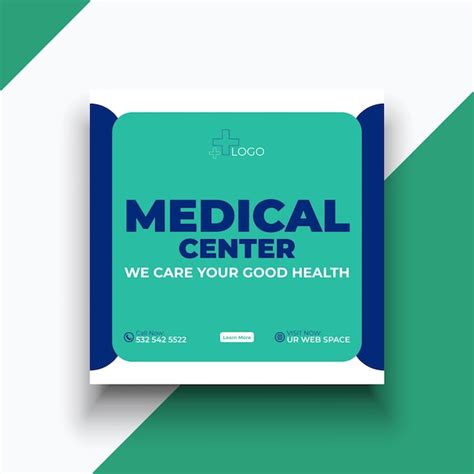 Premium Vector Health Care Medical Center Social Media Instagram Post