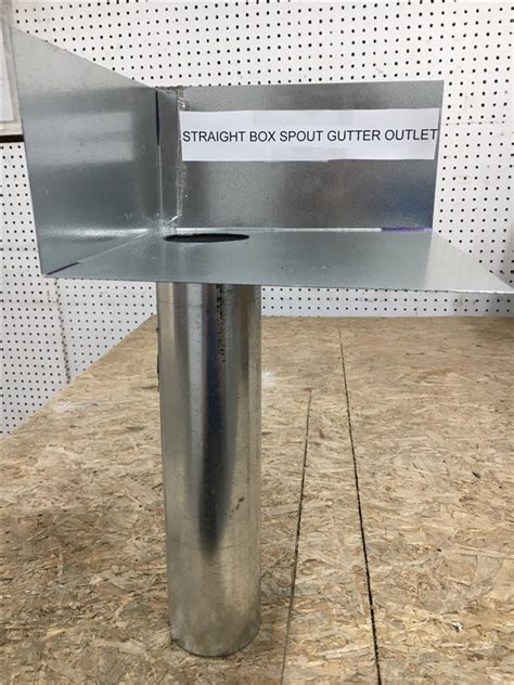 Straight Box Spout Yankee Gutter Outlet Lenco Supplies