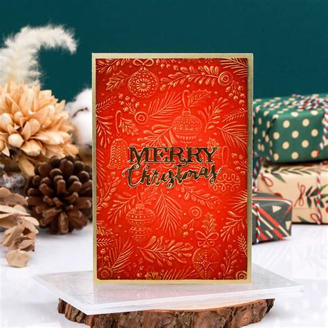 Floral Candy Decorative Tree Pattern 3d Embossing Folder Scrapbooking