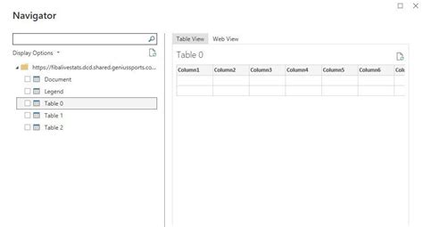Solved Get Data From Web Not Showing Table And Data Microsoft Fabric