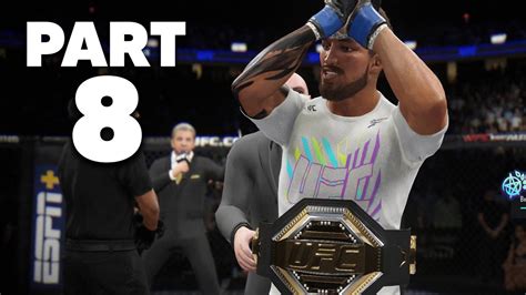 Ufc 4 Career Mode Gameplay Walkthrough Part 8 Title Fight Youtube