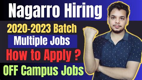 Nagarro Biggest Hiring OFF Campus Drive 2023 Fresher 2020 2021