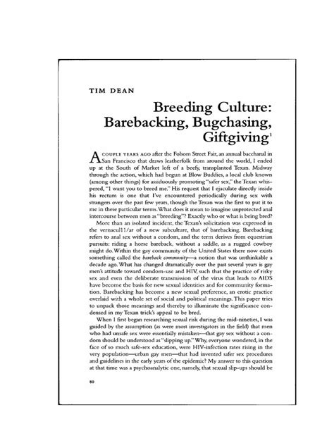 Breeding Culture Barebacking Bugchasing Tgiving Pdf