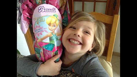 Tinker Bell Big Chocolate Egg Surprise Disney Fairies Youtube