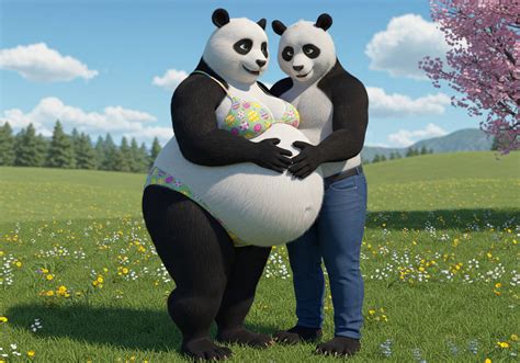 Easter Panda Couple By Phumfphumfer On Deviantart