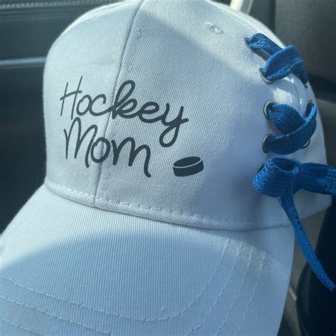 Hockey Mom Hat Hockey Lace Hat Hockey Ts For Mom Customized Ball