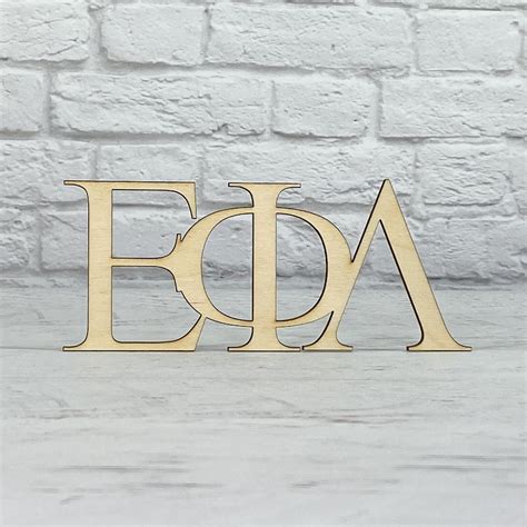 Sigma Phi Lambda Wooden Sorority Letters Greek Letters Big Etsy