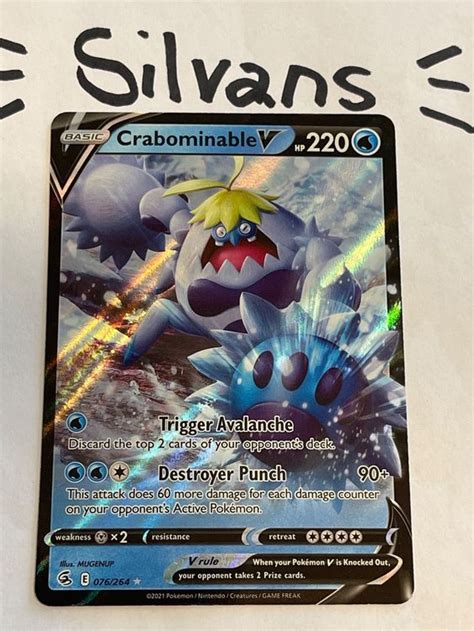 Crabominable V 076 264 Fusion Strike EN Kaufen Auf Ricardo