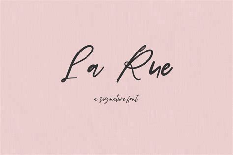 La Rue Script Beck Mccormick Font Designer