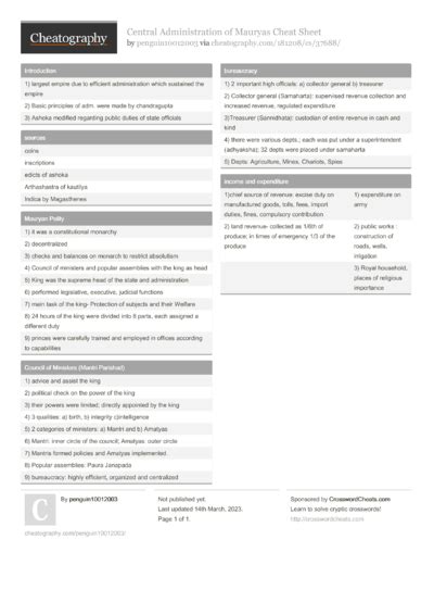 3 History Cheat Sheets Cheat Sheets For Every Occasion