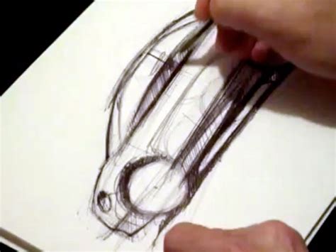 Ballpoint Pen Car Sketch Tutorial Car Body Design