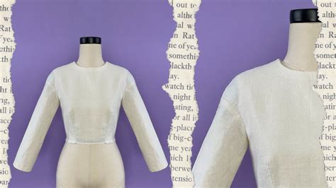 How To Make A Sleeve With Dropped Shoulder Professor Pattern