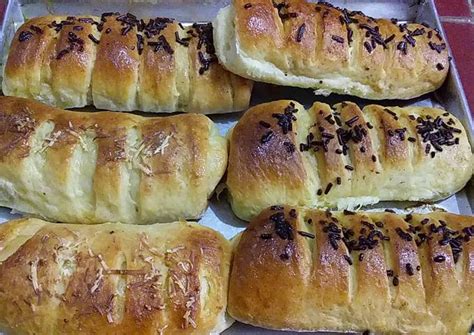 Resep Roti Manis Jumbo Isi Pisang Oleh Ami Tety Cookpad