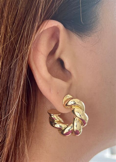 Ava Hoops Lotus Suutra Jewelry