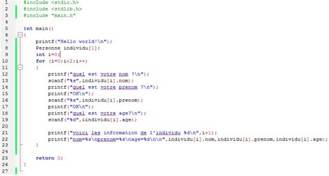 Structure Langage C Exercice Carnet Dadresse Par Coco53r