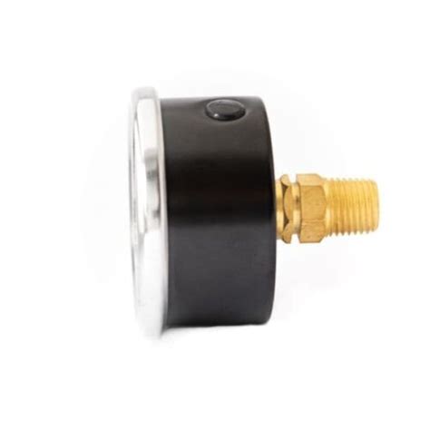 Manômetro 2 Polegadas 50 Mm Aço Carbono Angular Traseira Com Garra Para Fixação Fsantos